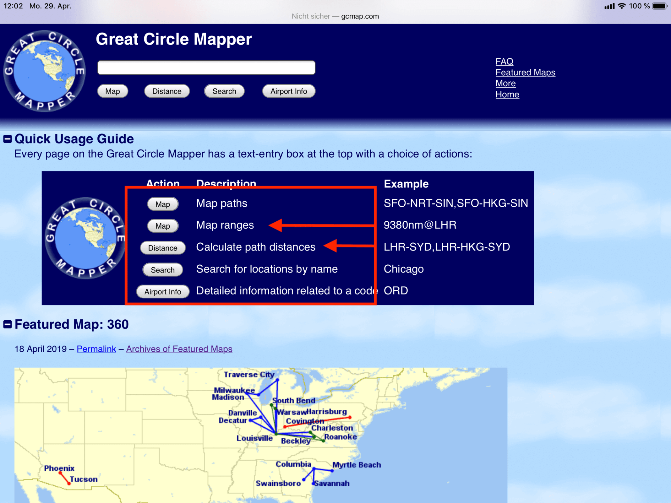 GCMap Tutorial - Wichtiges Tool für Meilensammler - Airguru.de